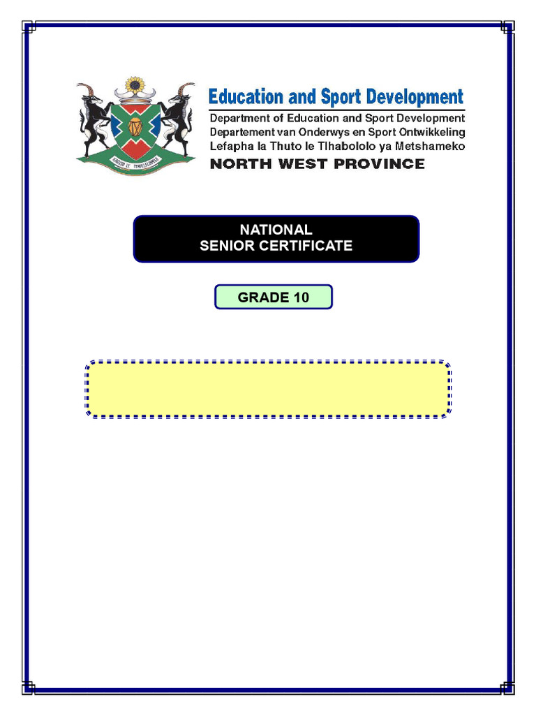 2017 NOV CAT - GR 10 - Paper1-Unlocked | PDF | Spreadsheet | Computing