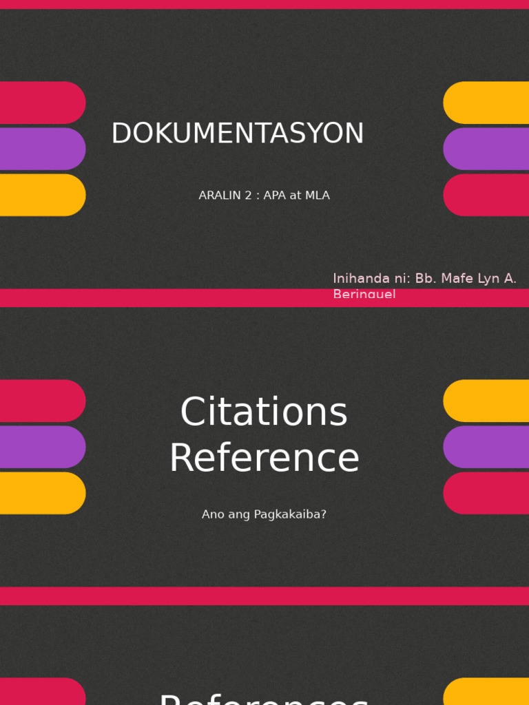 Dokumentasyon | PDF