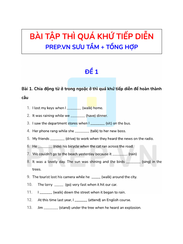 E8 - Practice QKĐ - QKTD | PDF