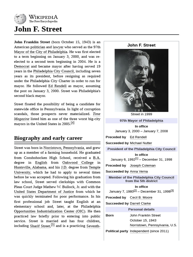 John_F._Street | PDF