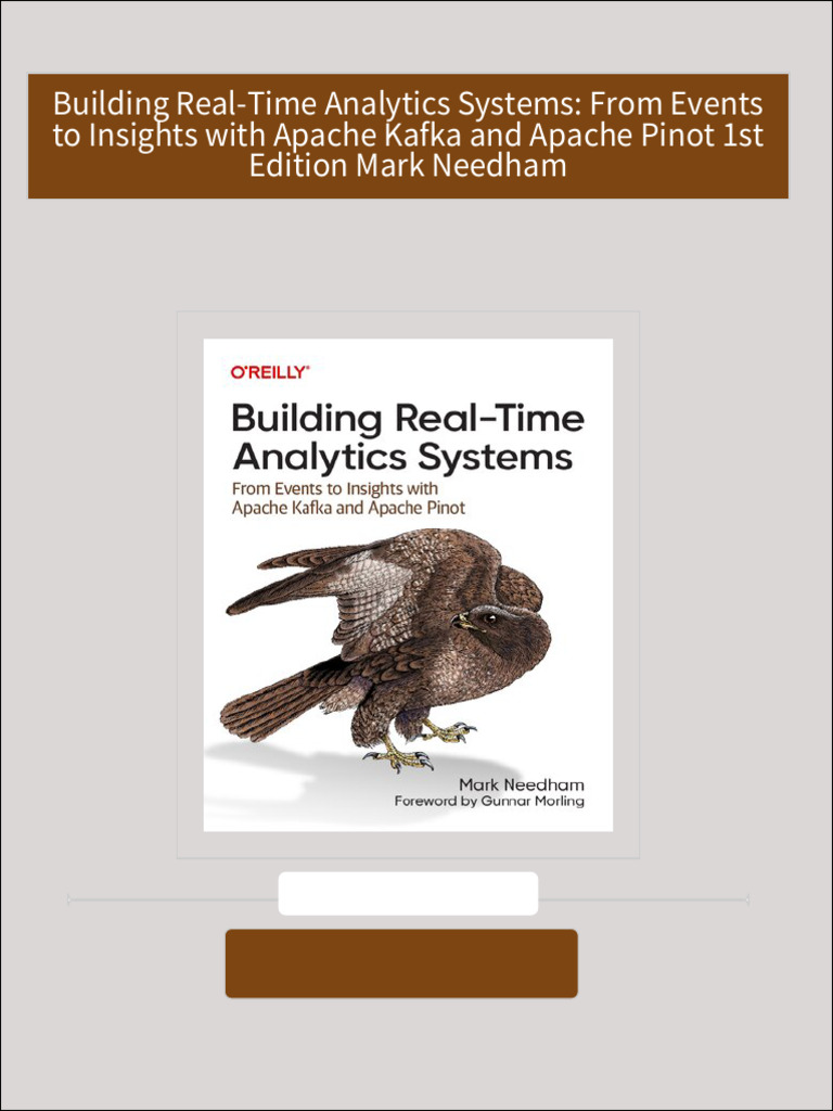 Where Can Buy Building Real Time Analytics Systems From Events To Insights With Apache Kafka 