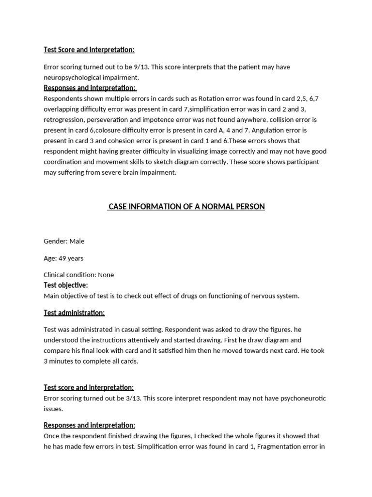 BENDER GESTALT-WPS Office | PDF