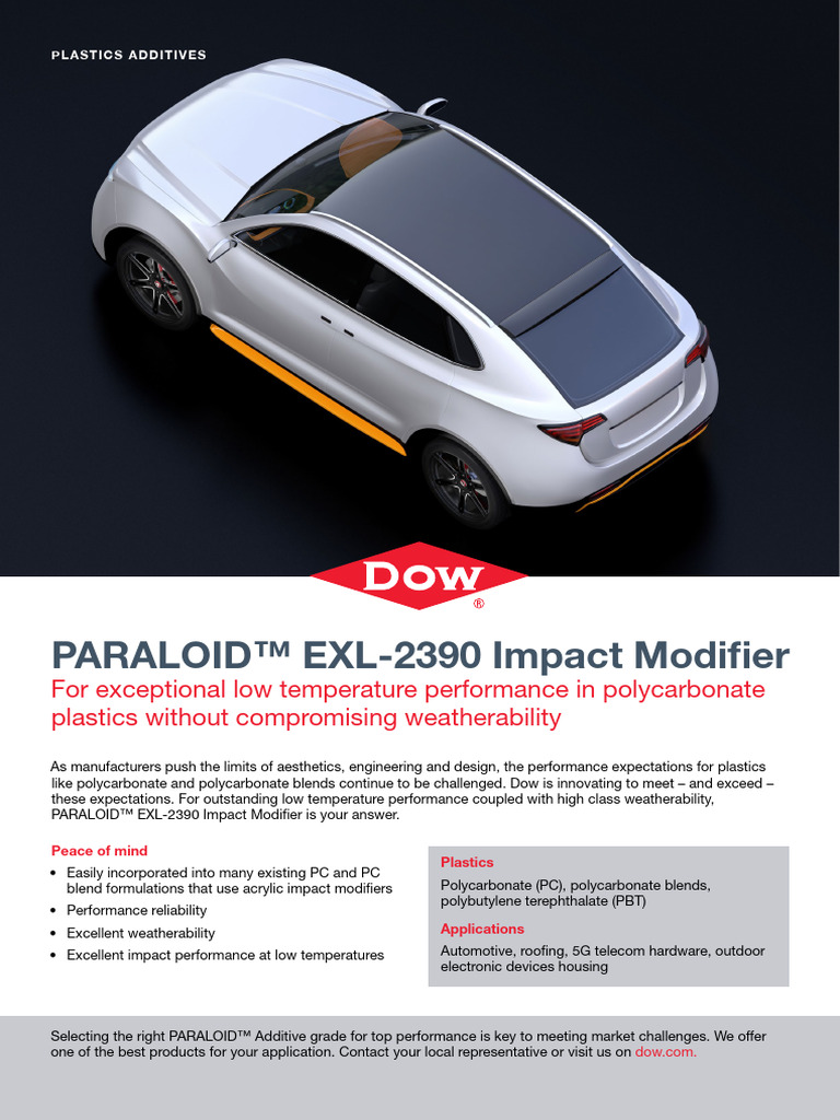 843 02413 01 Paraloid Exl 2390 Impact Modifier For Polycarbonate ...