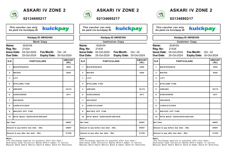 SUH-04 - Askari IV Zone 2 | PDF