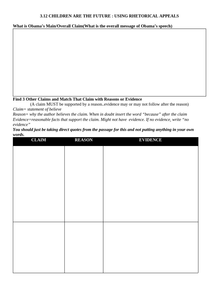 Analyzing Obama's Rhetorical Appeals | PDF