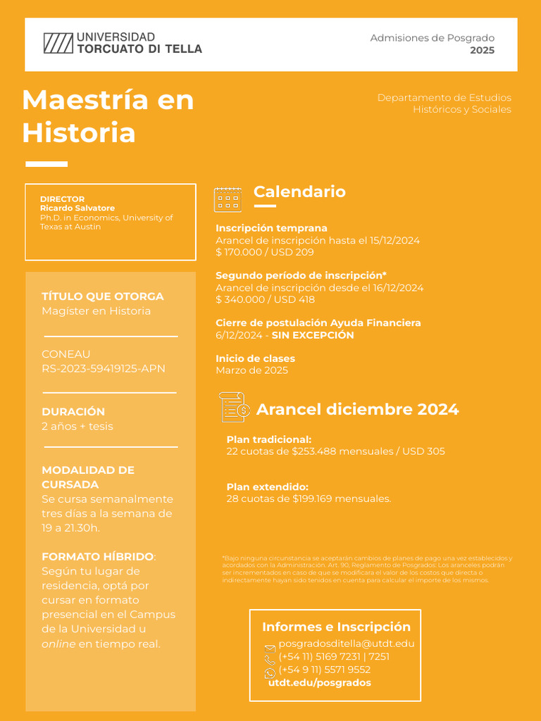 Maestría en Historia 2025 (9) | PDF