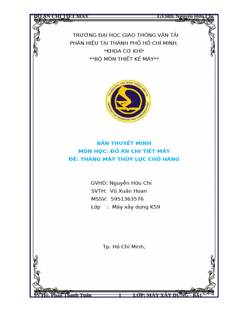 Thang Máy TH y L C Word | PDF