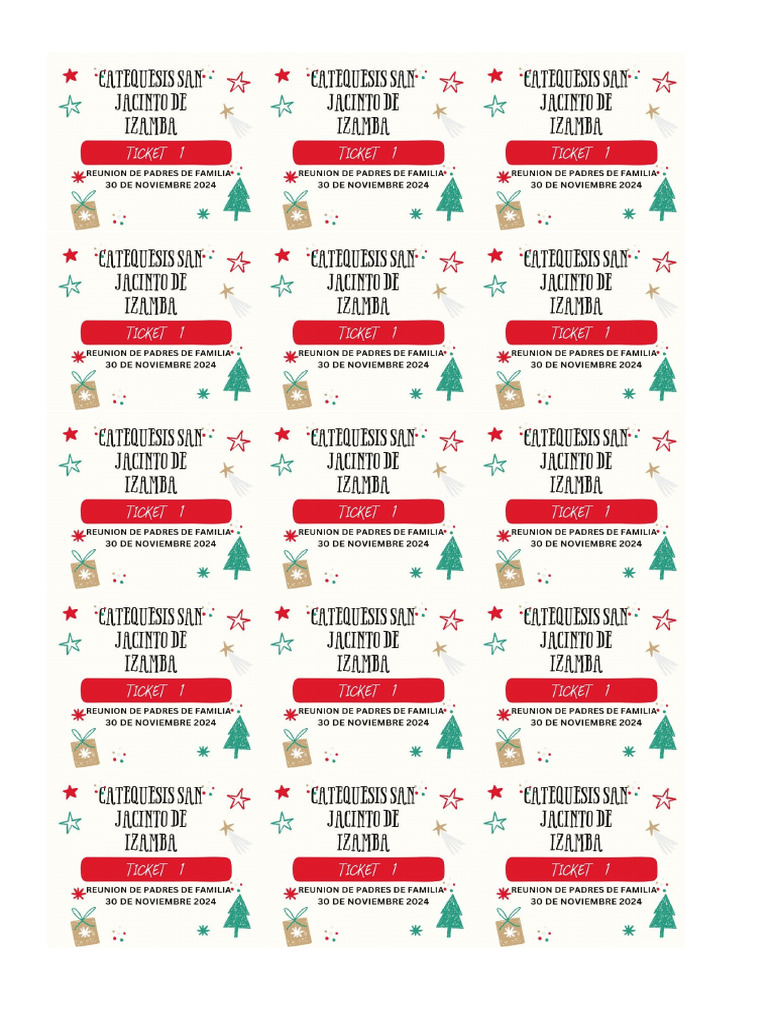 Tickets Numero 1 | PDF