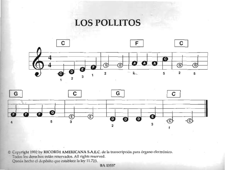 Los Pollitos | PDF