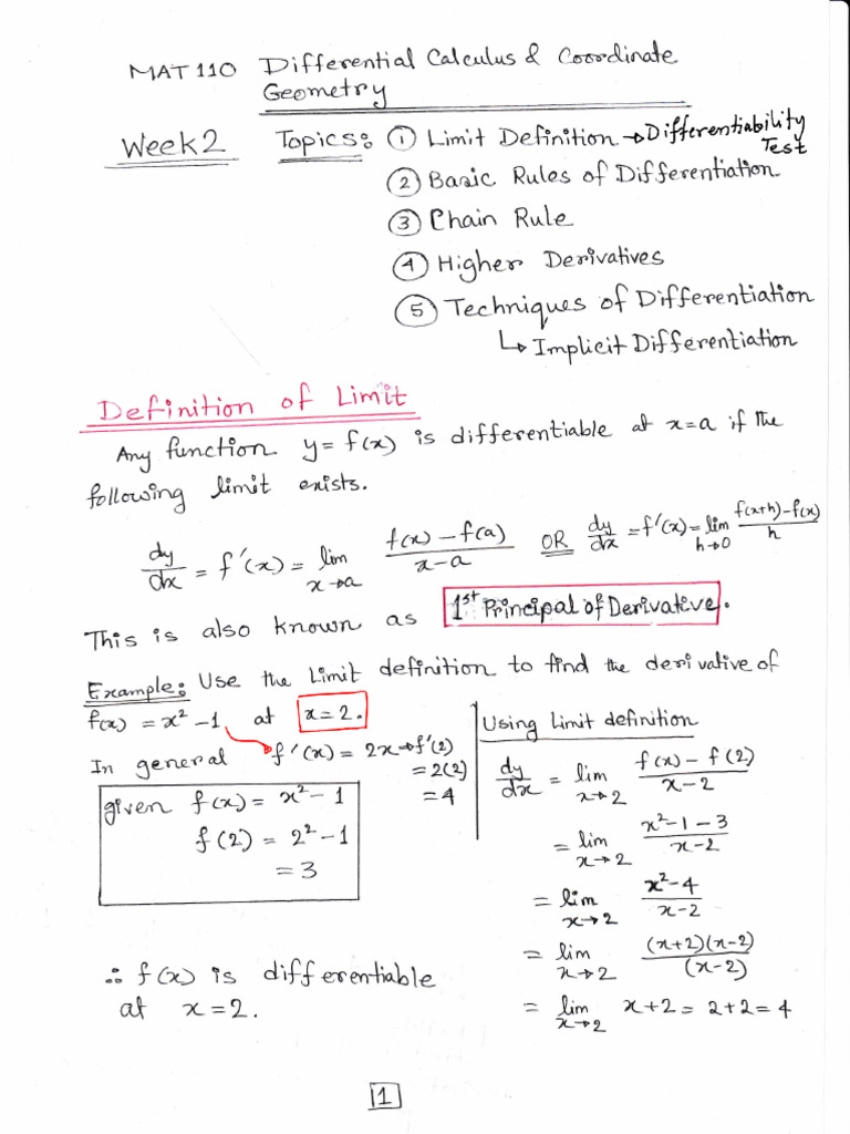 Understanding Derivatives and Rules | PDF