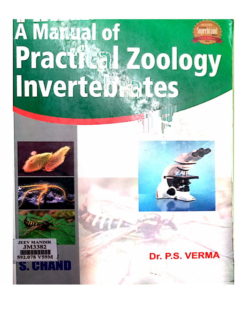 A Manual of Practical Zoology - Invertebrates - P - S - VERMA - Anna's ...