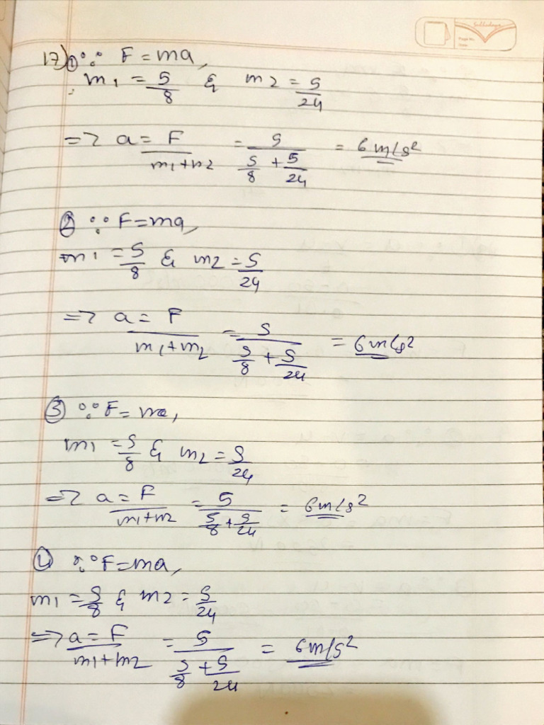 Force and Laws of Motion 2 | PDF