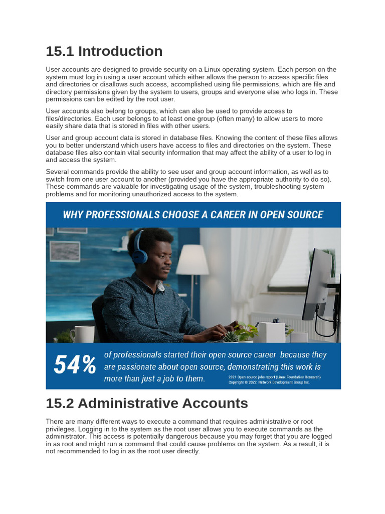 15 linux | PDF | Superuser | User (Computing)