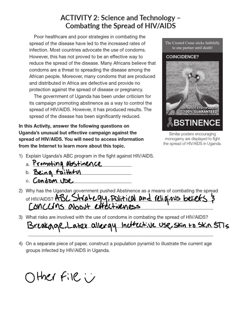 Unit 10 Activity 2 Science and Technology | PDF | Hiv/Aids In Africa | Hiv/Aids