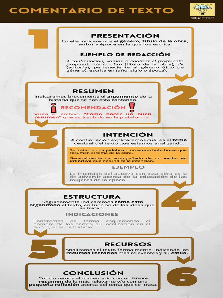 Cómo Hacer Un Comentario de Texto | PDF