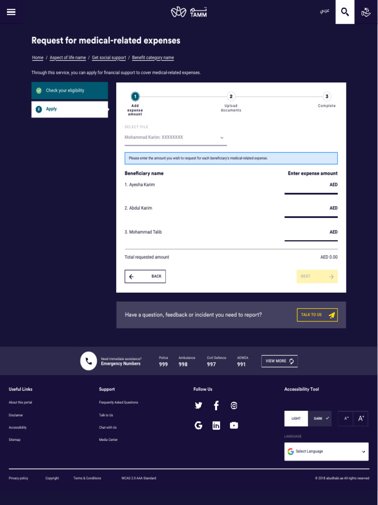 190408-TAMM-J13-GSS-SCMAF-Medical Expenses | PDF