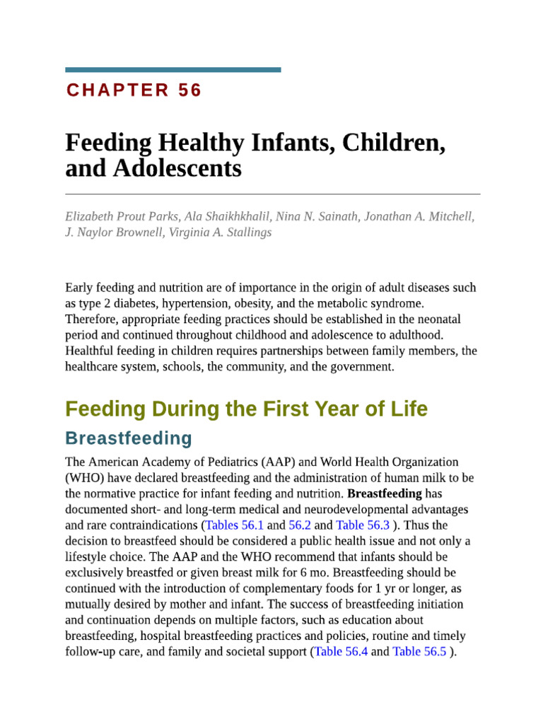 Nelson Feeding | PDF