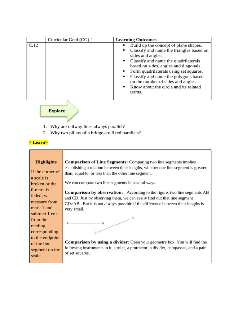 Grade 6 - Chapter 12-Understanding Elementry Shapes - Reworked 28-6 ...