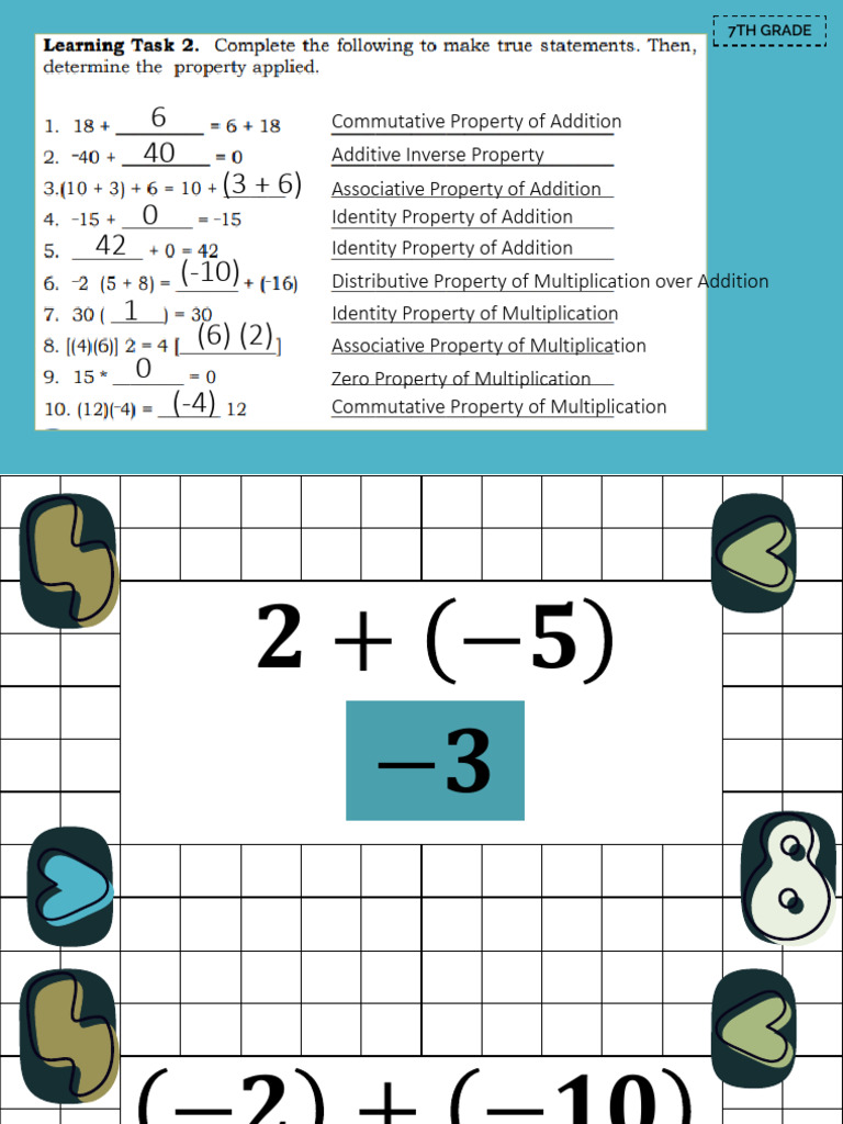 7th Grade Math: Properties & Decimals | PDF | Decimal | Numbers