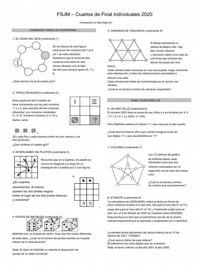Cuartos de Final 2020 | PDF