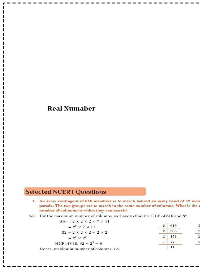 Real Number | PDF