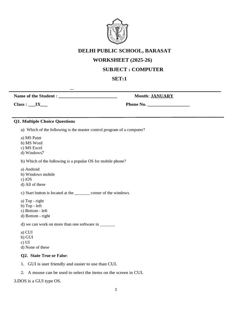 worksheet1_ix_25 | PDF
