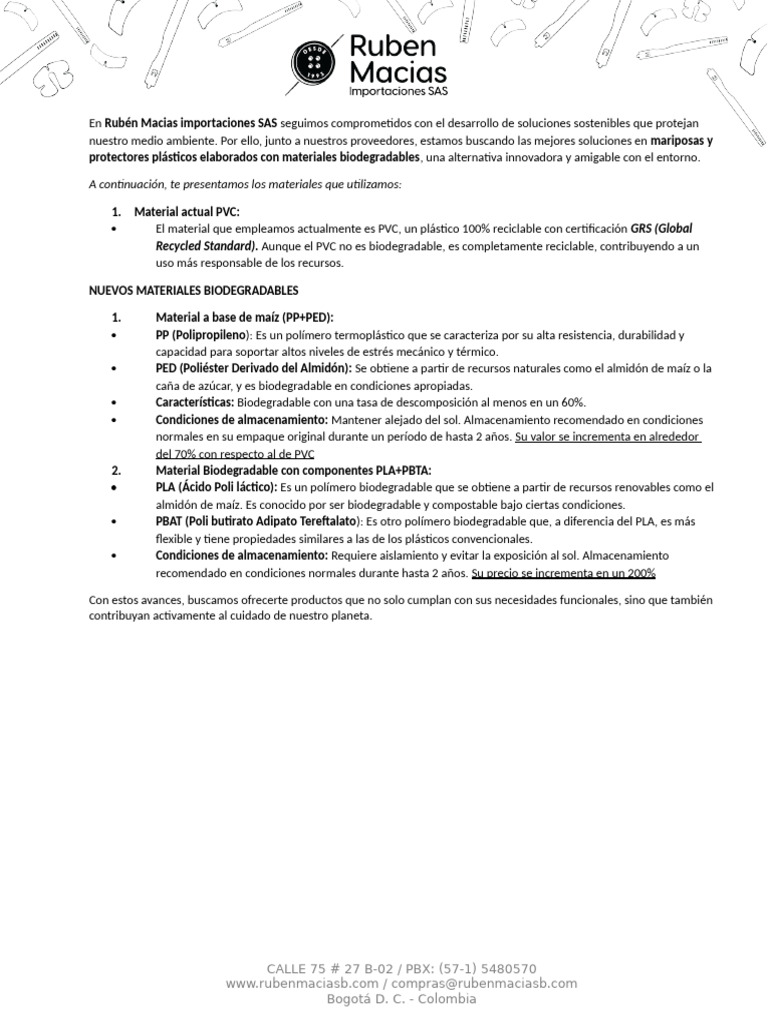 INFORMACION PLASTICOS BIODEGRADABLES | PDF | El plastico | Polímeros ...