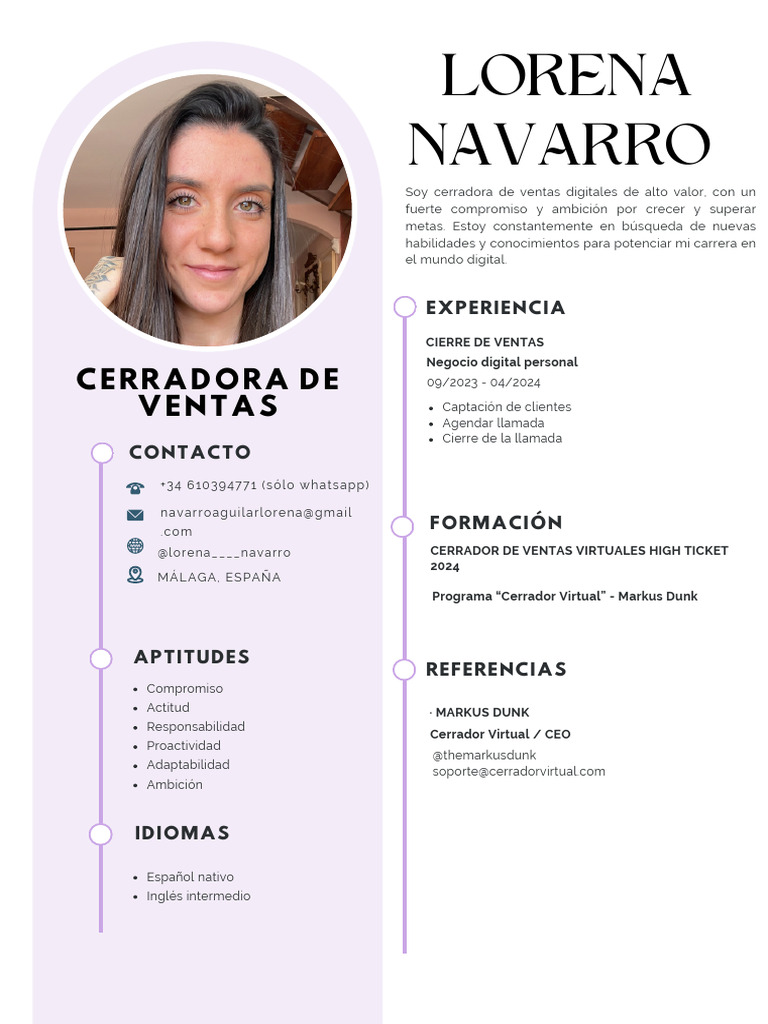 Cv Lorena Navarro (1) | PDF