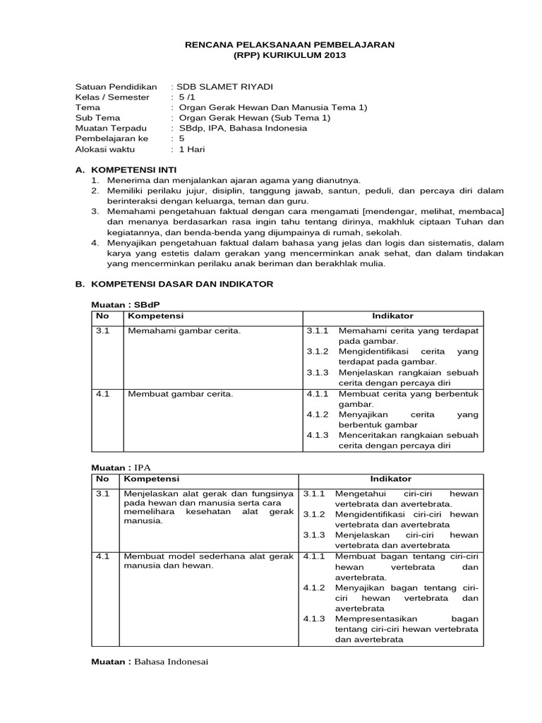 rpp akreditasi SIP | PDF