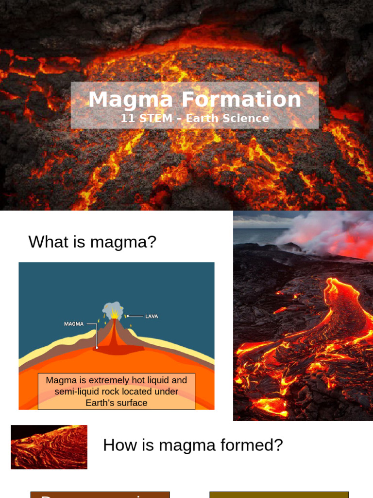 PPT Science11 Lesson 3 Magma Formation (1) | PDF