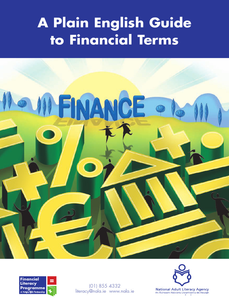 A Plain English Guide To Financial Terms | PDF | Finance & Money Management | Credit