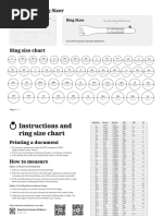 Pear Cut Diamond Size Chart | PDF | Diamond | Superhard Materials