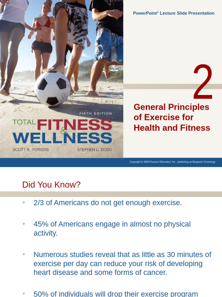 General Principles of Exercise For Health and Fitness 2-2 | PDF ...