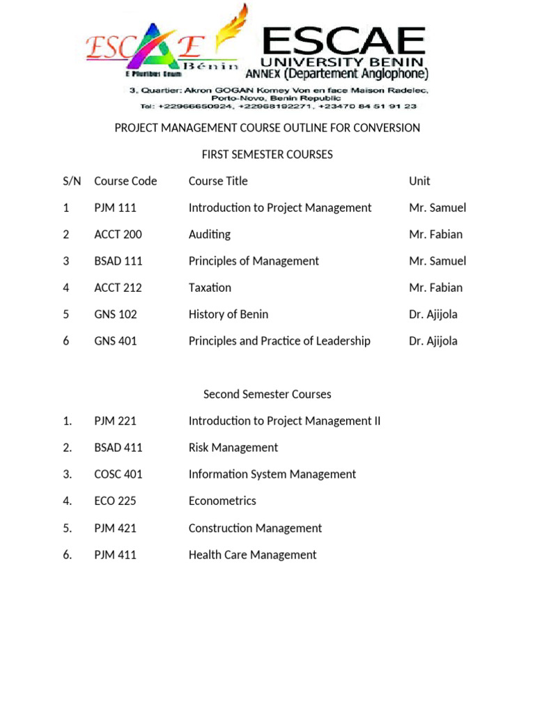 Project Management-1 | PDF