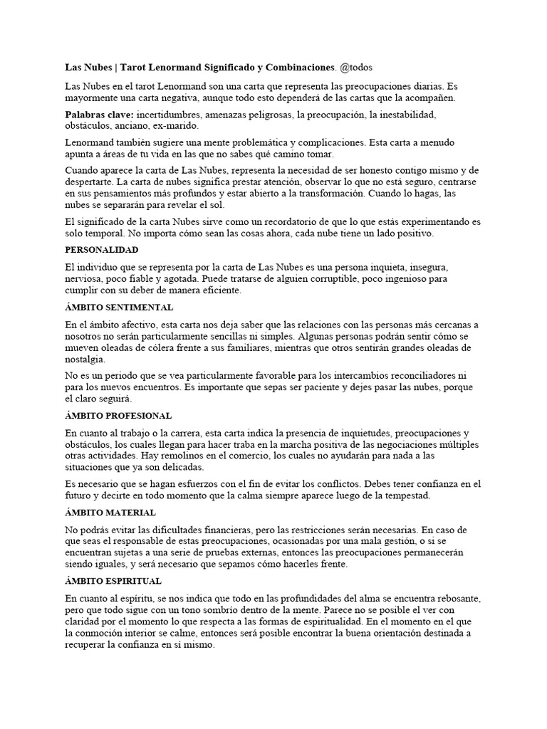 Las Nubes | PDF | Nube