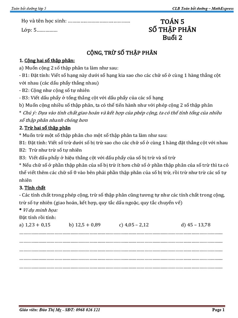 (Toán 5) - Cđ3-C NG TR STP b2 | PDF