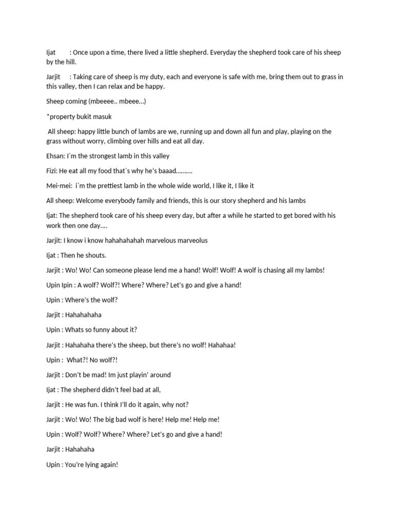 The Shepherd's Lesson on Honesty | PDF
