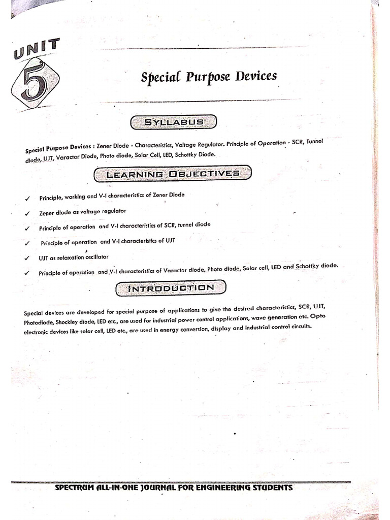 Edc Unit 5 Spectrum | PDF