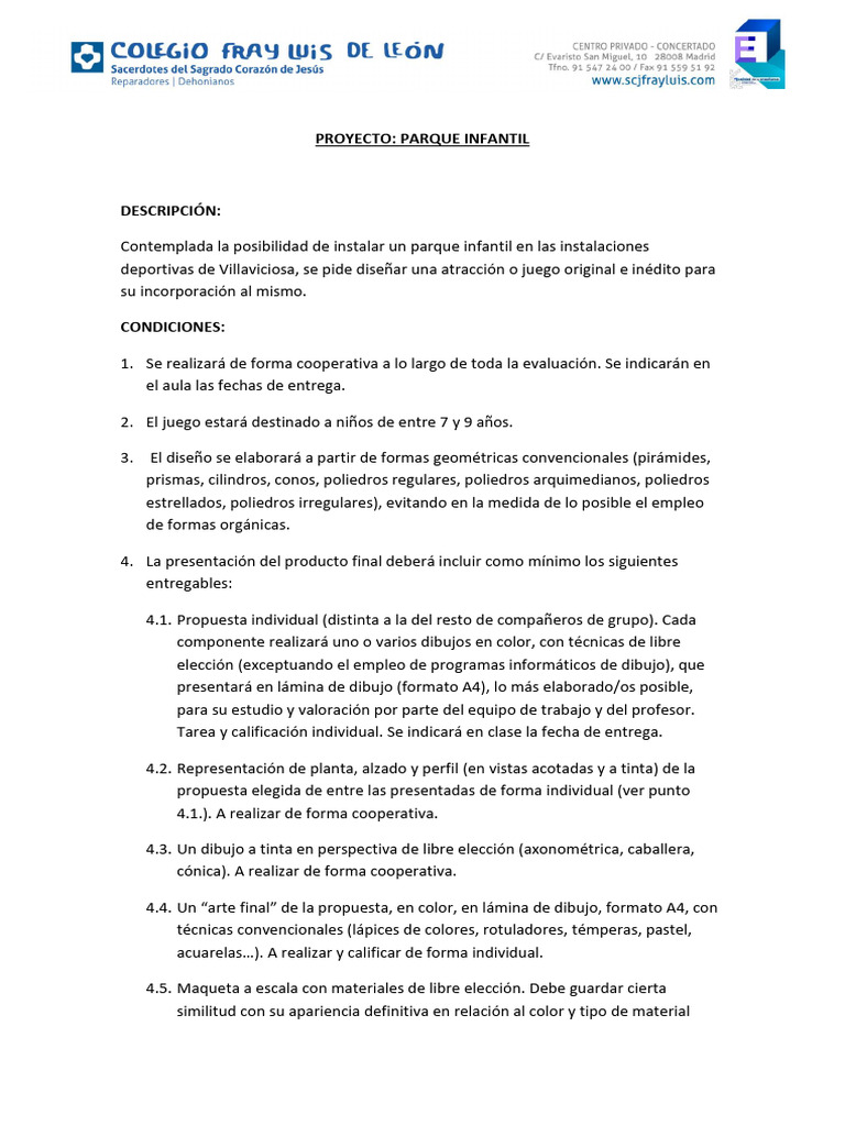 Descripción y Condiciones | PDF | Diseño | Dibujo