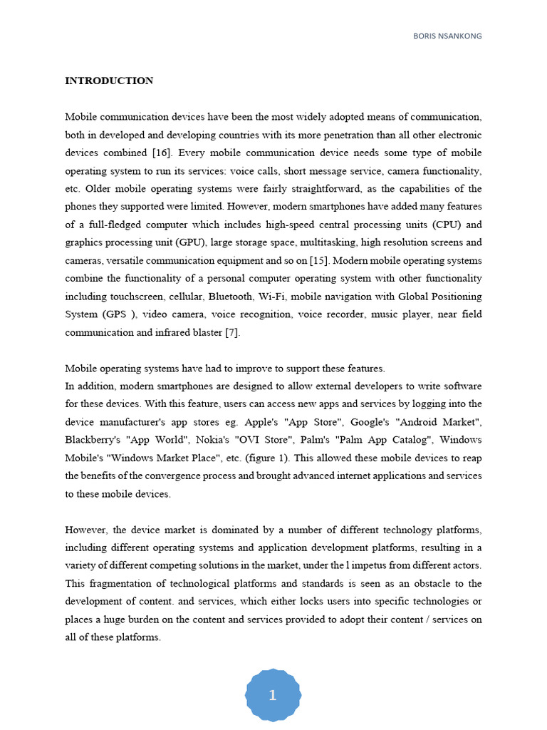 chap1_INTRODUCTION_TO_MOBILE_OS | PDF | Blackberry | Ios