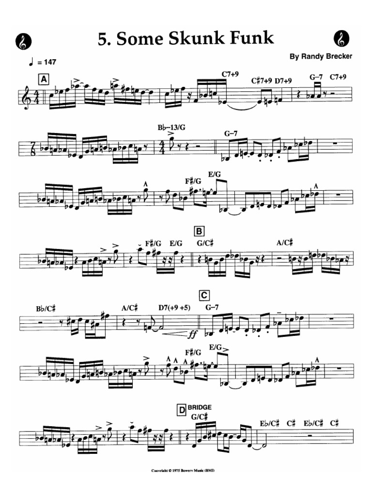 Some Skunk Funk | PDF