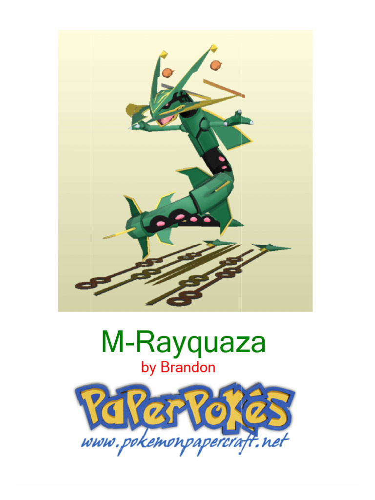 M-Rayquaza Assembly Guide | PDF
