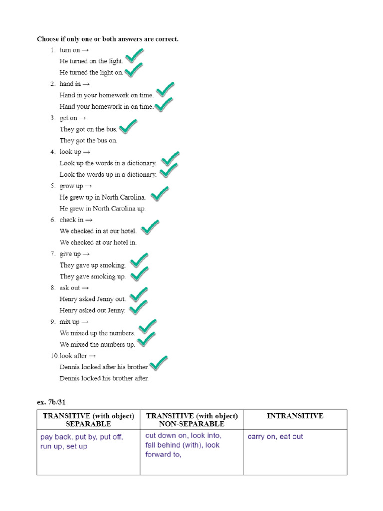 BP B2+ Unit 3 Phrasal Verbs-3 | PDF