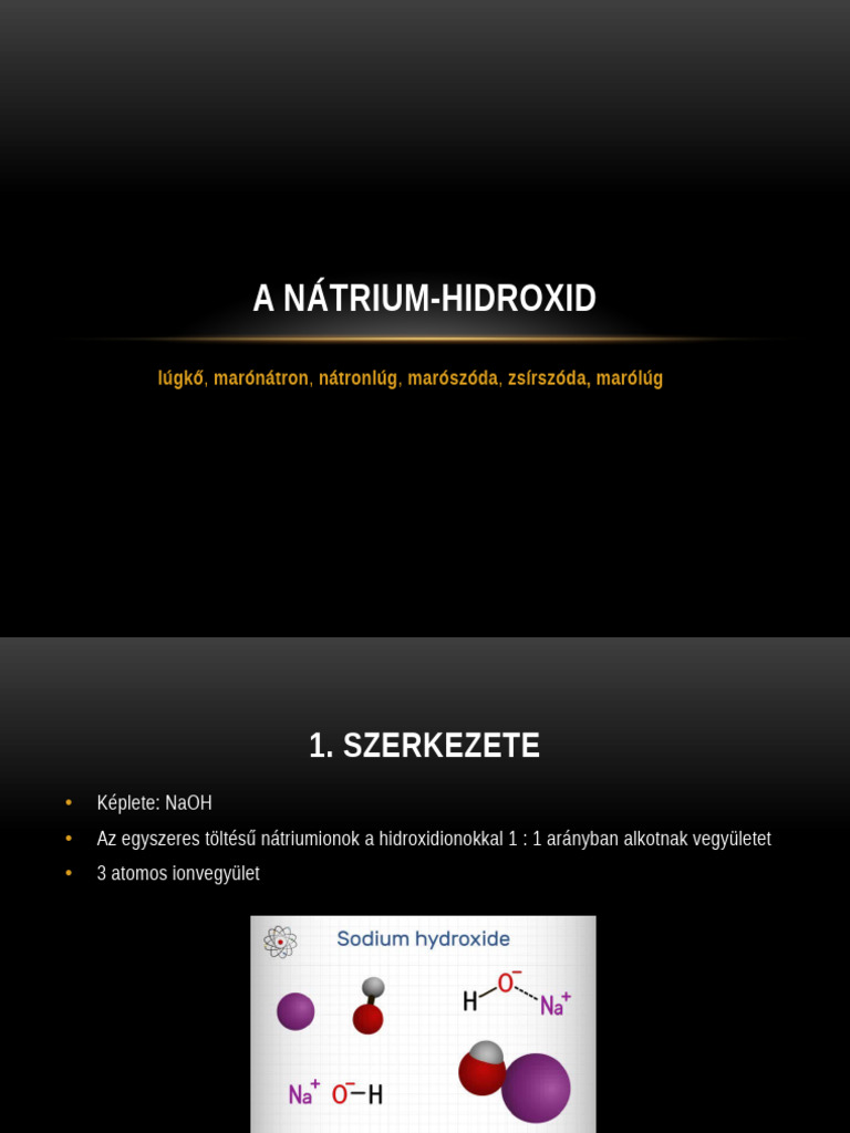 A Nátrium-Hidroxid | PDF