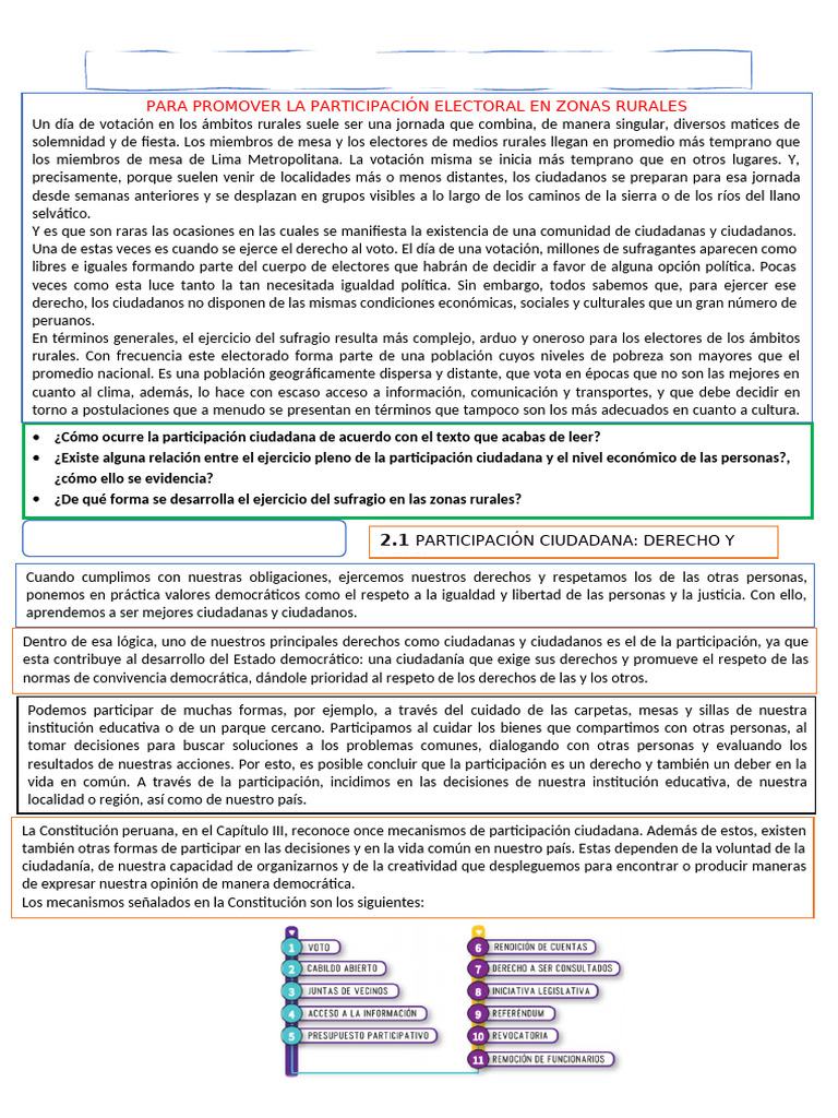 3° DPCC -ACTV.02-UNID.03 | PDF | Gobierno local | Votación