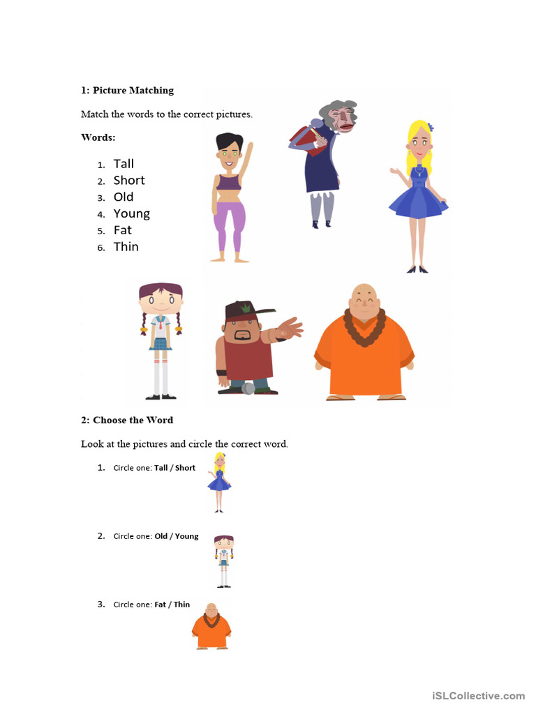 Adjectives Worksheet for Kids | PDF