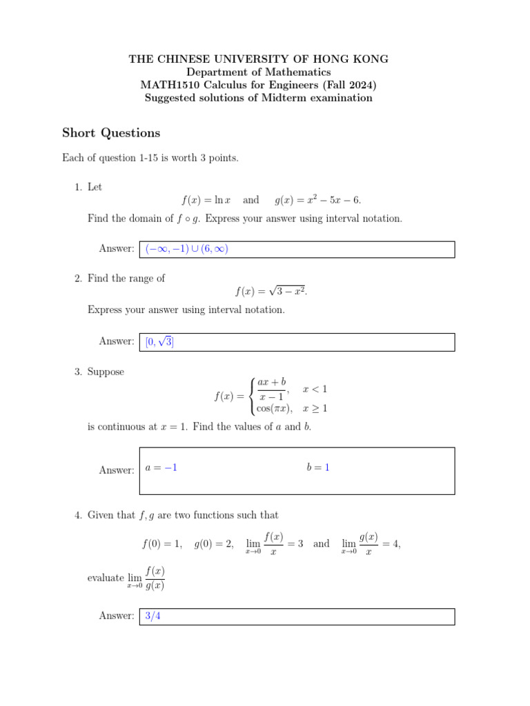 2024 midterm sol | PDF | Mathematical Physics | Mathematical Concepts