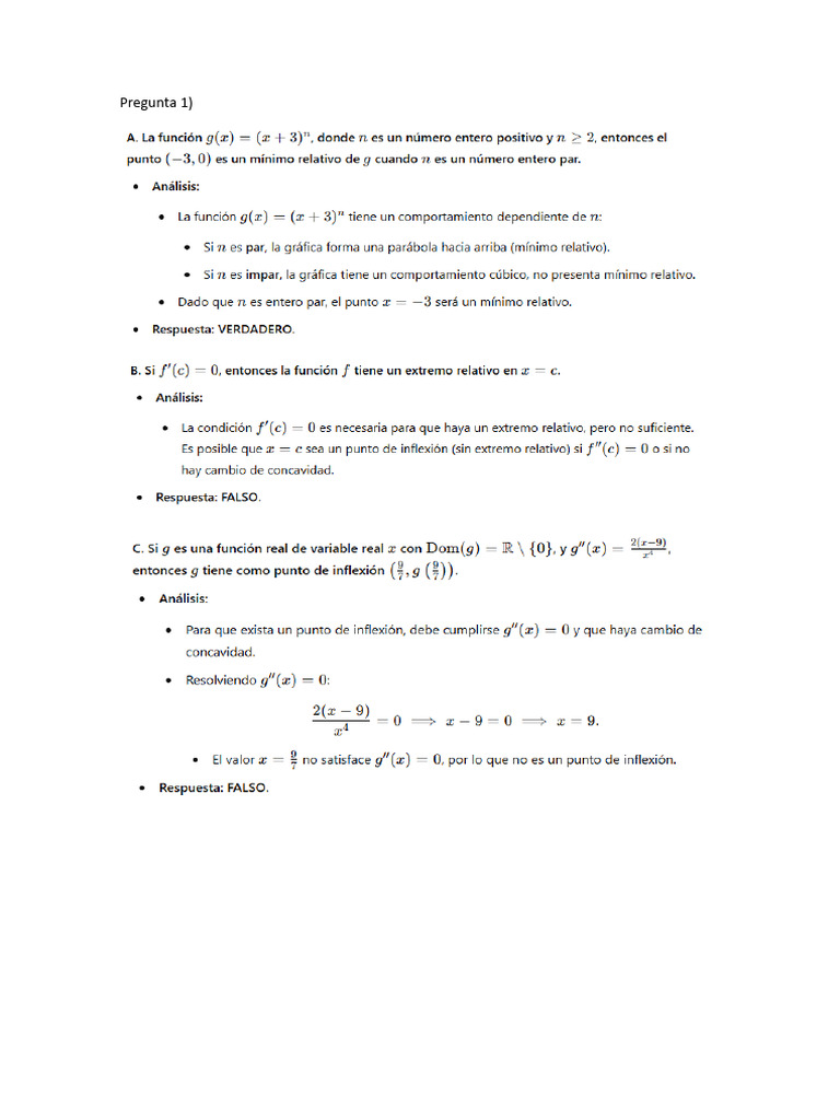 Examen de Mate I | PDF