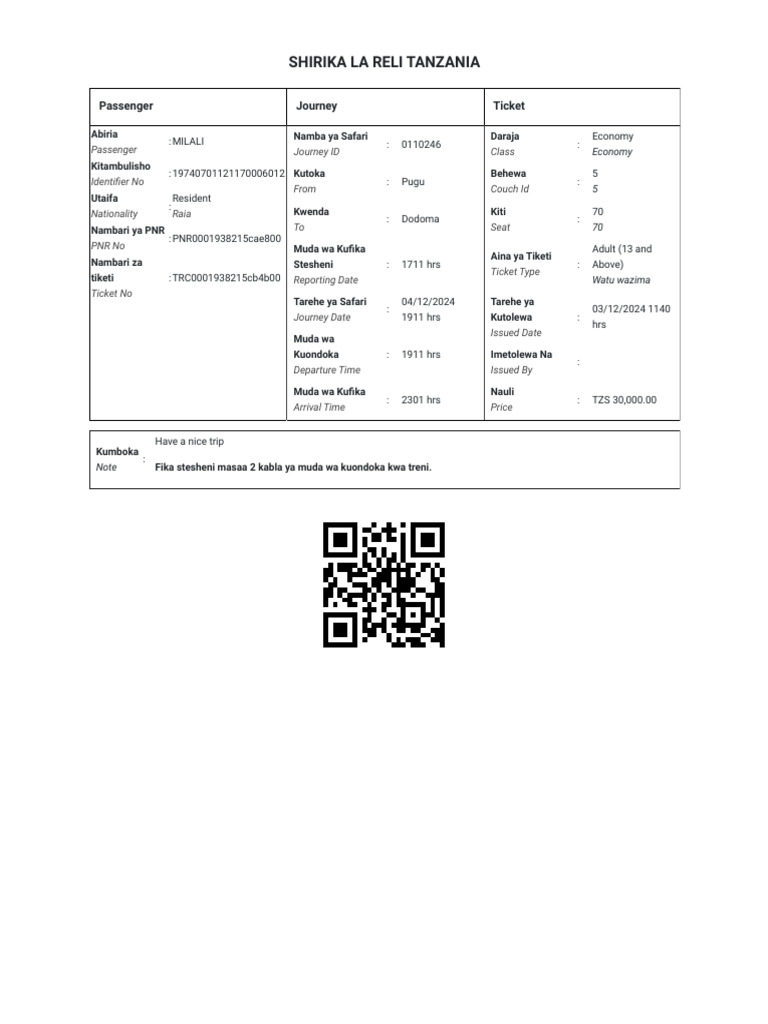 TRC SGR Ticketing Online Sales (1) | PDF