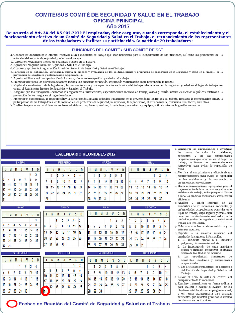 Afiche Comite SST | PDF | Seguridad y salud ocupacional